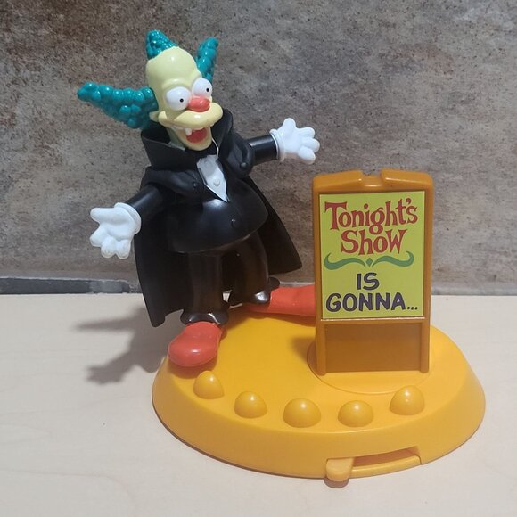 Burger King, The Simpsons | Toys | Vintage Burger King Krusty Clown ...